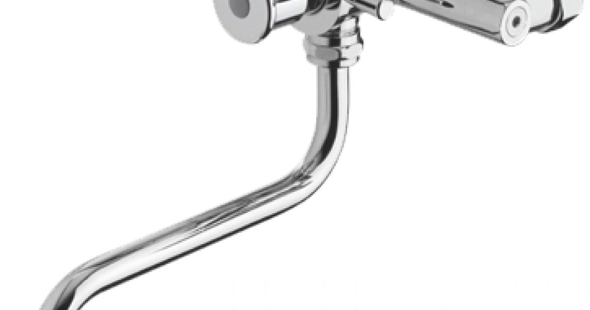 SELF CLOSING MIXER BLITZ KLIK 239 WALL MOUNT WITH TEMPERATURE ...